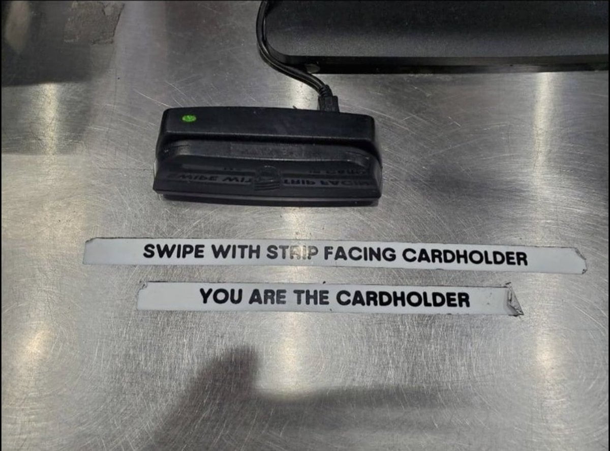REMEMBER, THE CARDHOLDER IS YOU - PINZOR