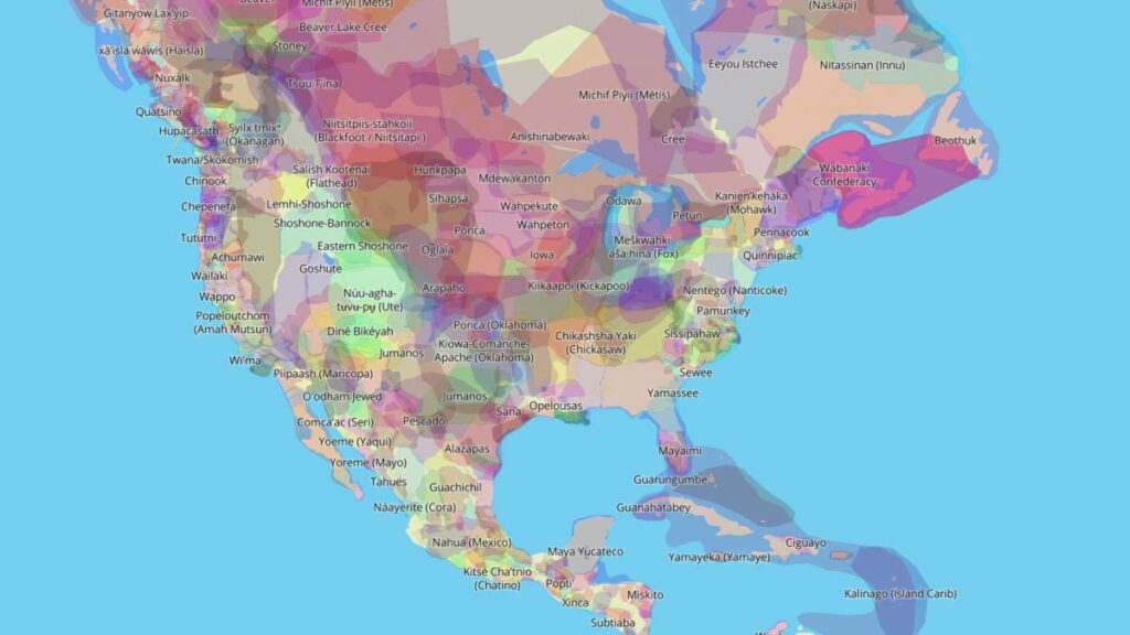 Native Land Interactive Map of Indigenous Territories, Treaties - PINZOR
