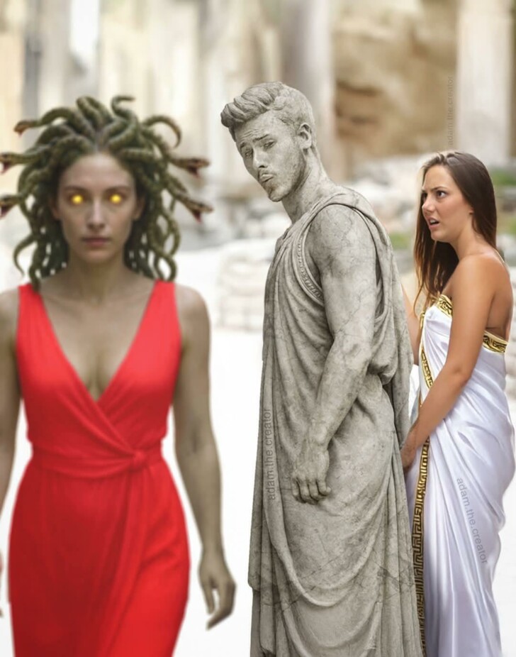 Ancient Greek Distracted Boyfriend - PINZOR